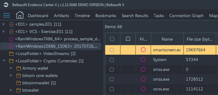 SQLite Forensics with Belkasoft X